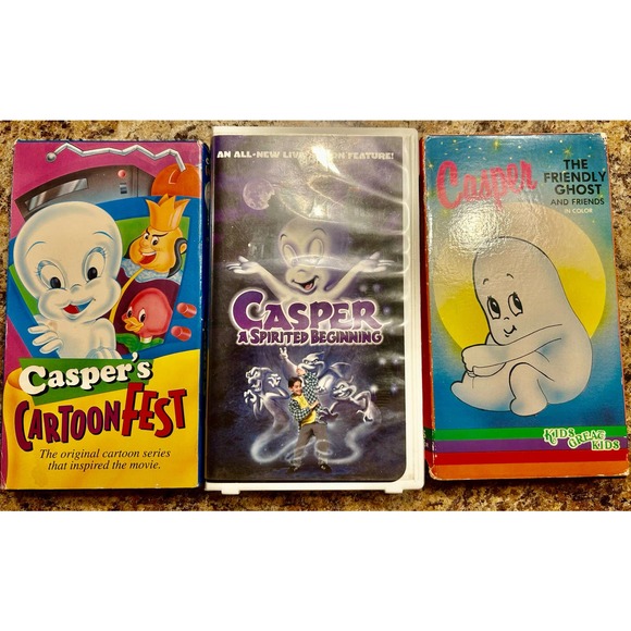 Warner Bros. | Media | Lot Of 3 Vintage Casper The Friendly Ghost ...
